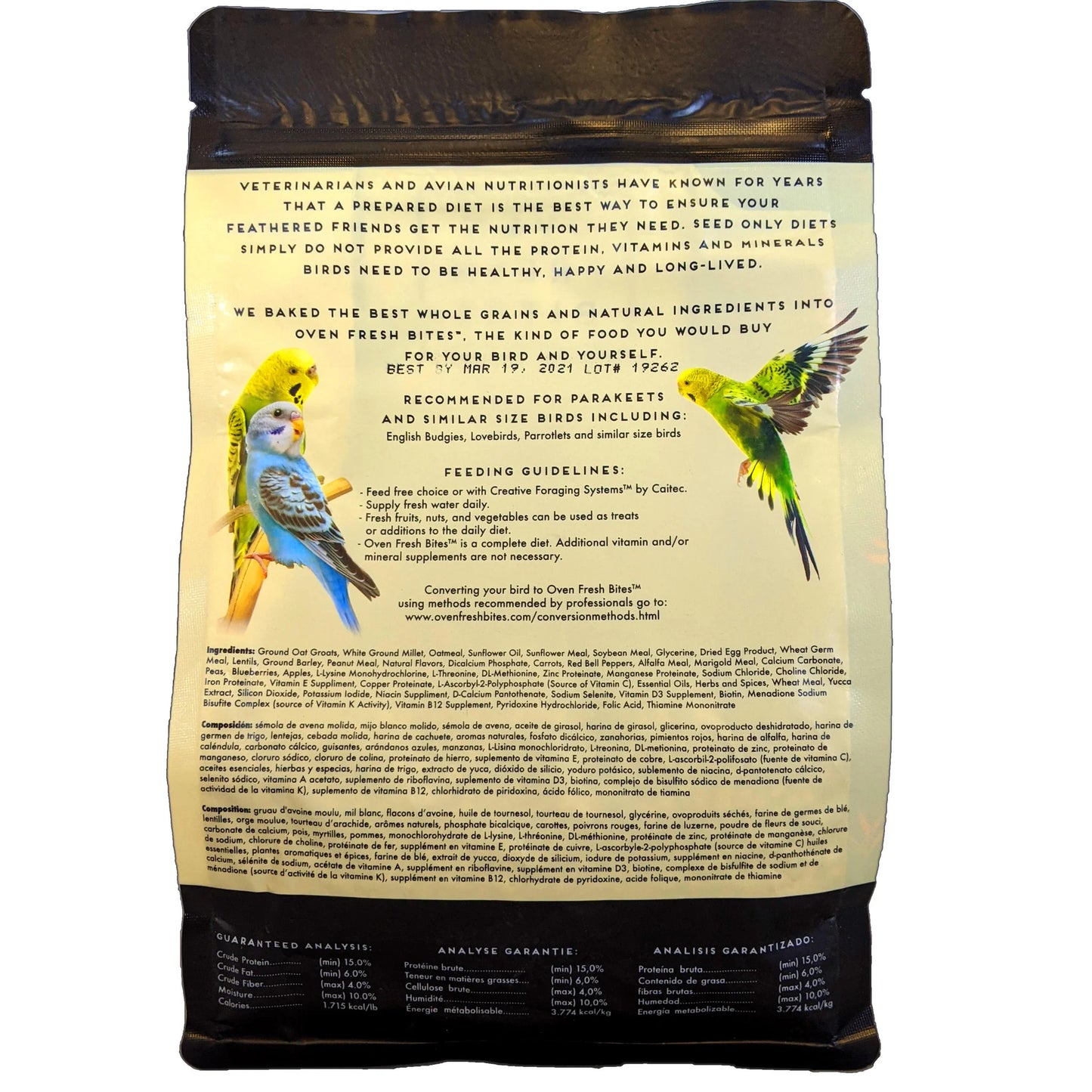 Oven Fresh Bites - Small 4 oz. – MyBirdStore.com